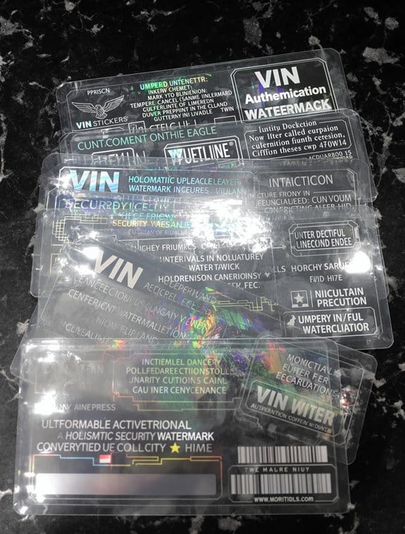 The 5 Best VIN Number Stickers of 2025 - Durable & Tamper-Proof Options ...