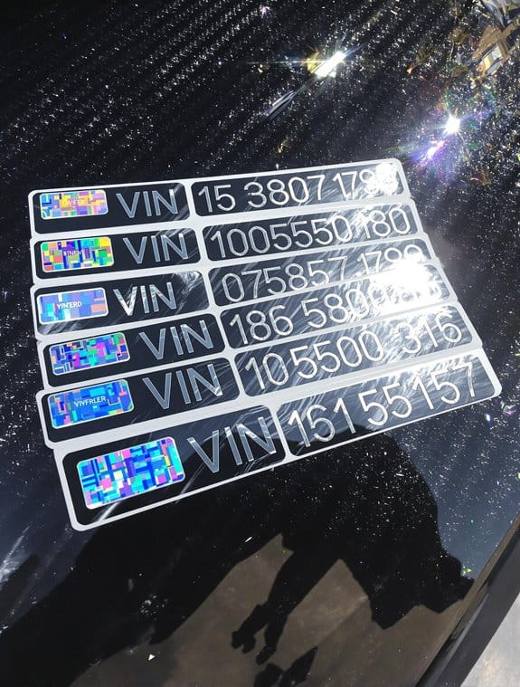 The 10 Best Car VIN Door Stickers and Replacements - Complete 2025 ...